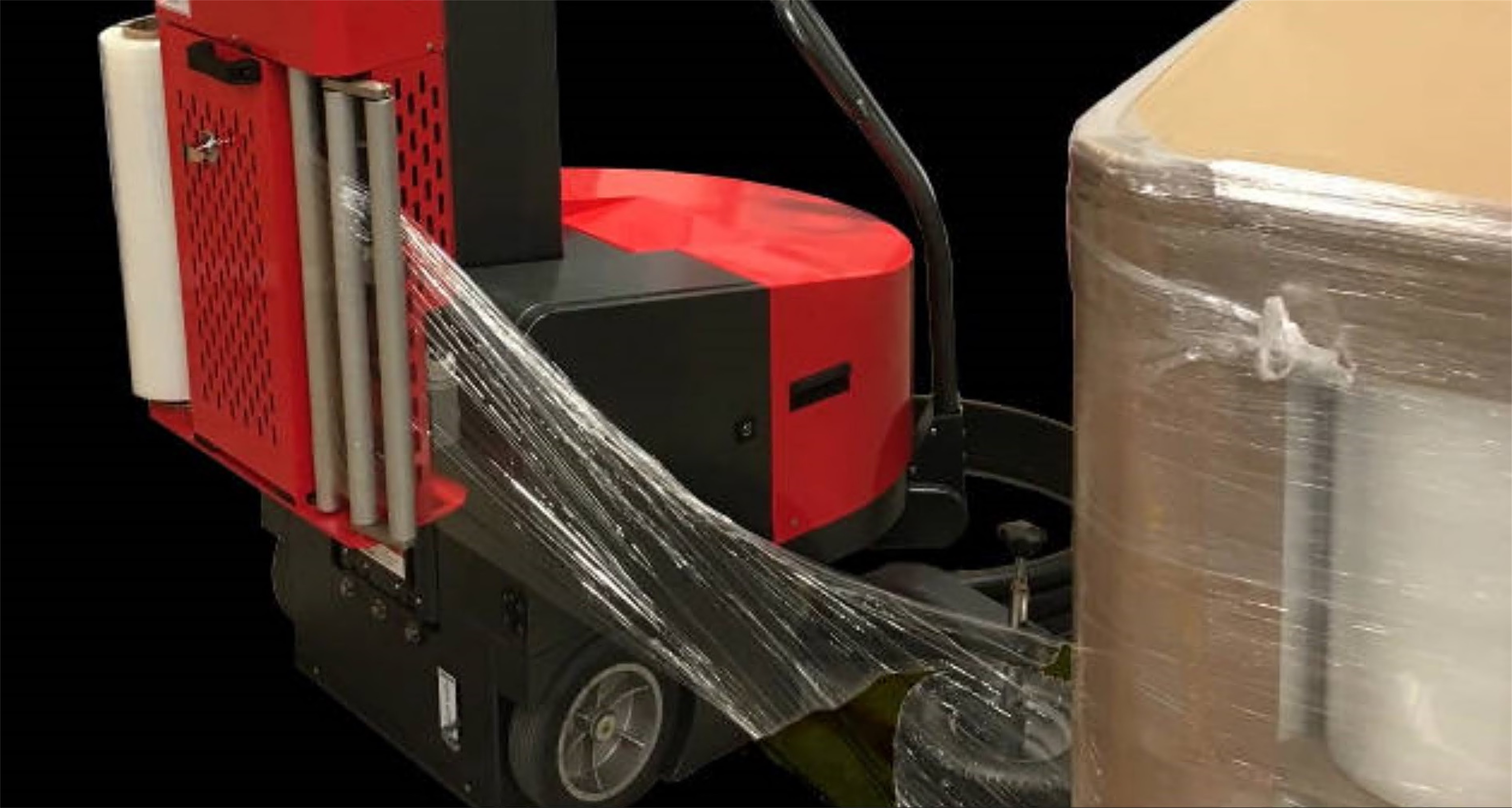 New Product Self Propelled Robot Pallet Wrapper